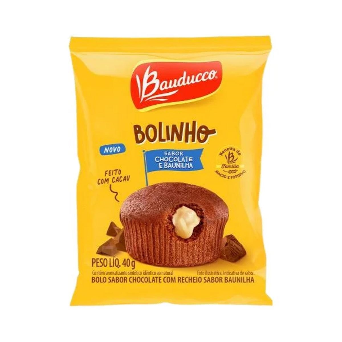 Compre Bolinho Bauducco Chocolate Com Baunilha 40 Gramas