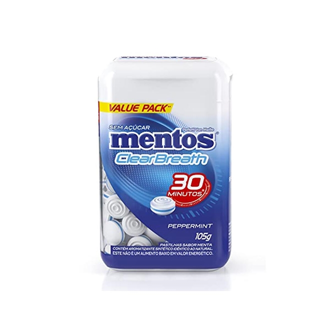 Compre Mentos Clear Breath Com 105 Gramas