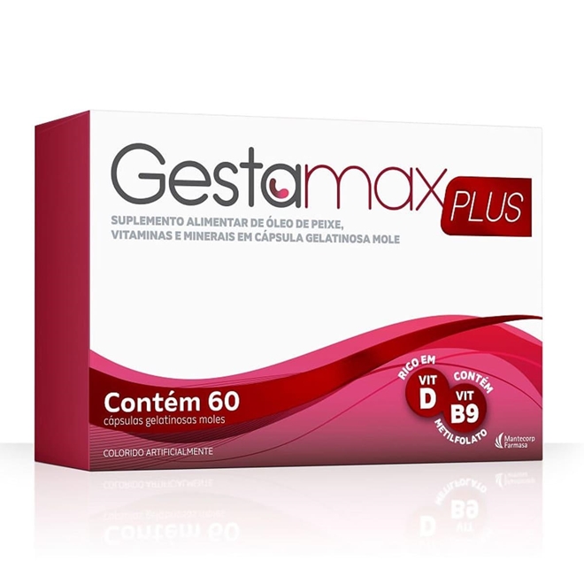 Suplemento Alimentar Gestamax Plus 60 Cápsulas Na Drogaria Primus