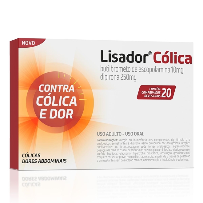 Compre Lisador Cólica 20 Comprimidos