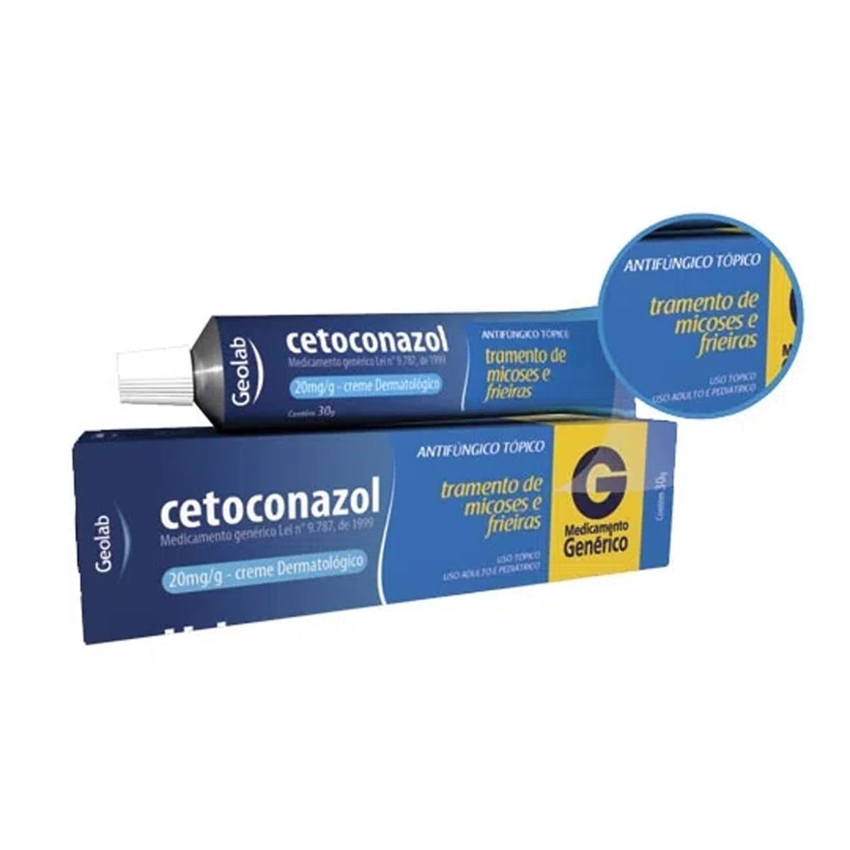 Cetoconazol 20mg Creme 30g Geolab Genérico Na Drogria Primus