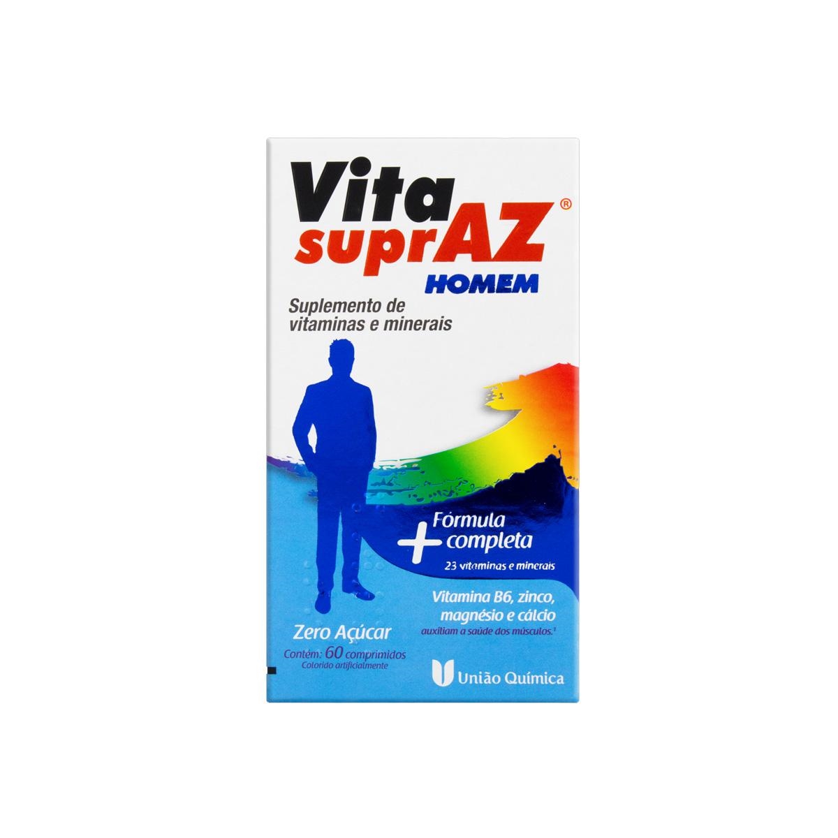Compre Vita Supraz Homem 60Cpr: Suplemento nutricional completo para a ...