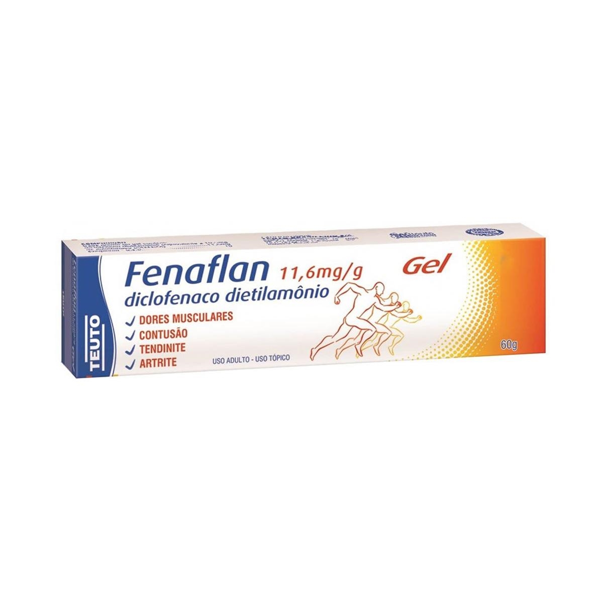 Compre Fenaflan Gel 60 Gramas: Alívio da dor e inflamação em lesões ...