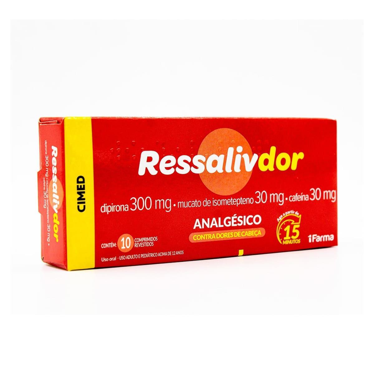 Ressaliv Dor 10 Comprimidos Na Drogaria Primus