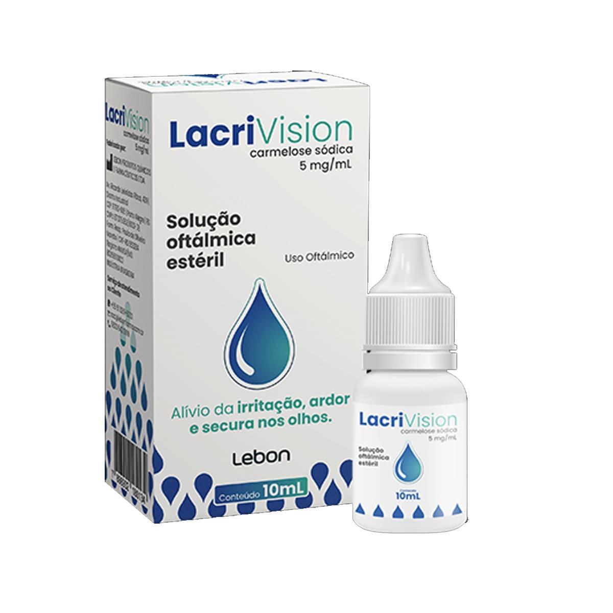 LacriVision Solução Oftálmica 10ml Na Drogaria Primus