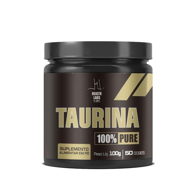 Taurina 100% Pure Health Labs 100g Na Drogaria Primus