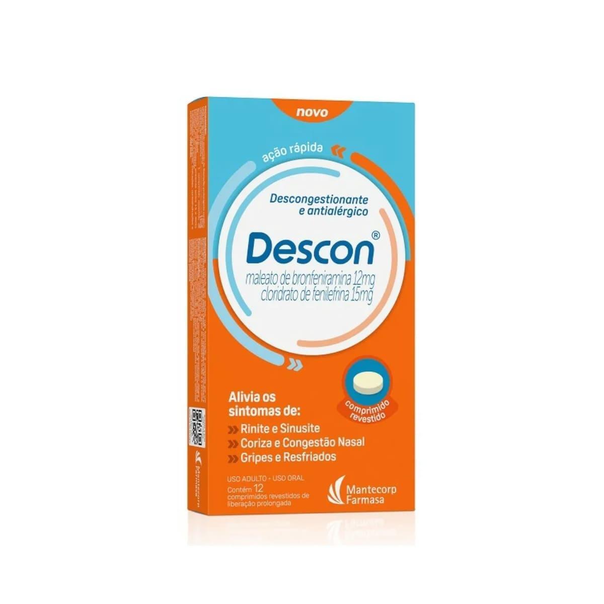 Descon 12 Comprimidos Na Drogaria Primus