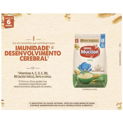 Cereal Infantil Mucilon Milho Sachê 180g Na Drogaria Primus
