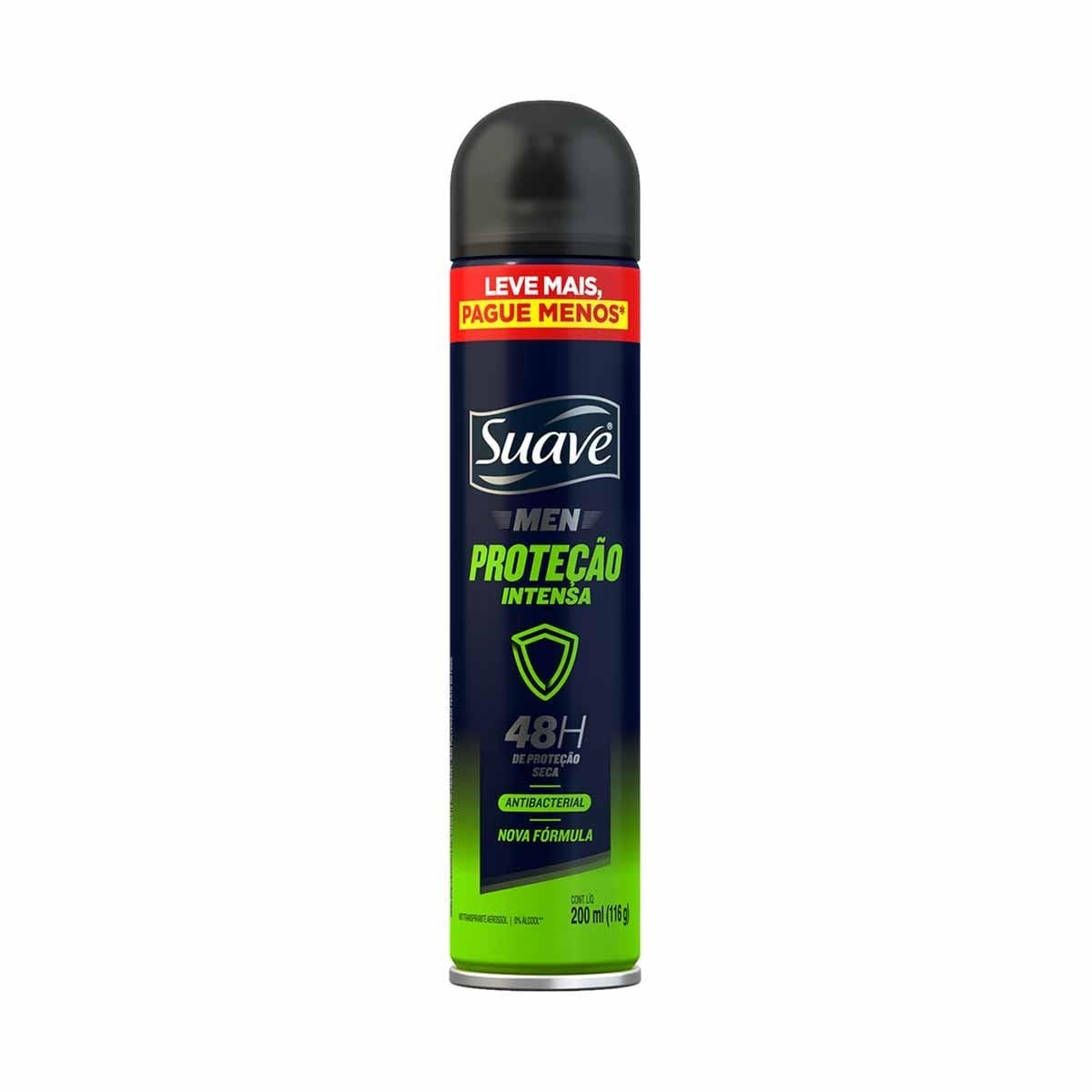 Desodorante Aerosol Suave Men Proteção Intensa 200ml Na Drogaria Primus
