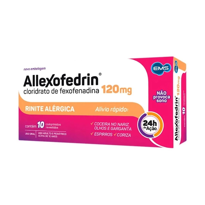 Compre Allexofedrin 120mg 10 Comprimidos