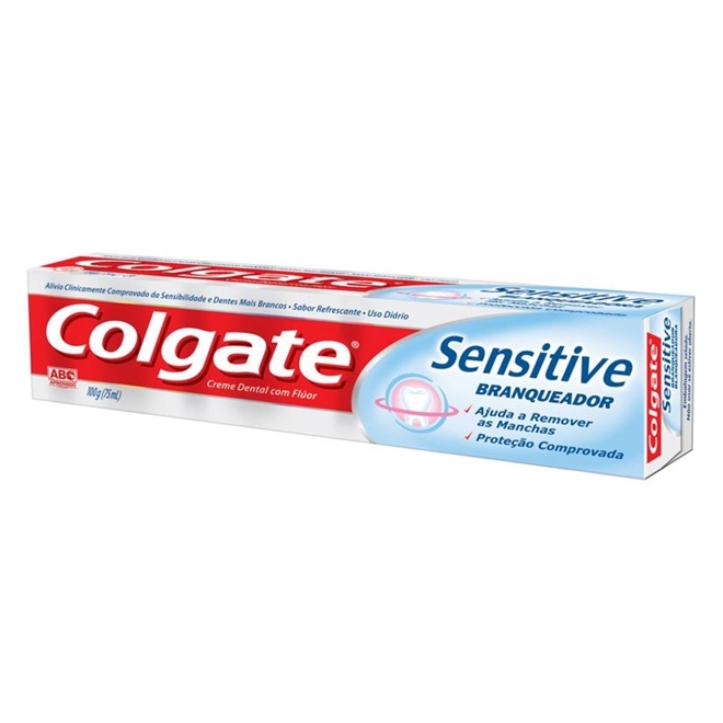 CREME DENTAL COLGATE SENSITIVE BRANQUEADOR - 100G - Creme Dental ...